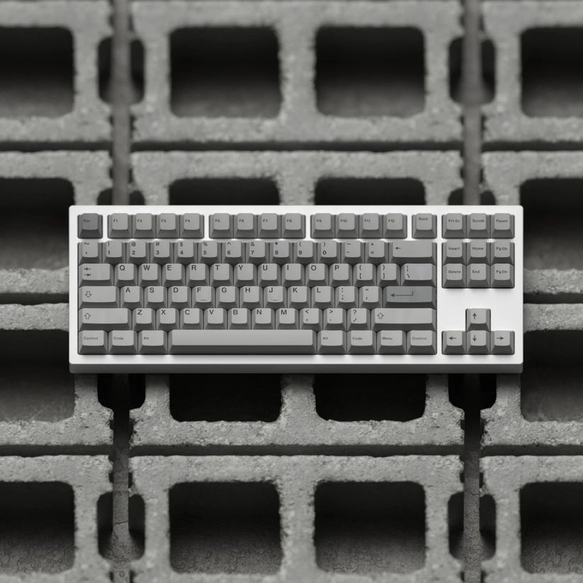 Minimalist Grey Cement Keycaps – KEEBSMOD